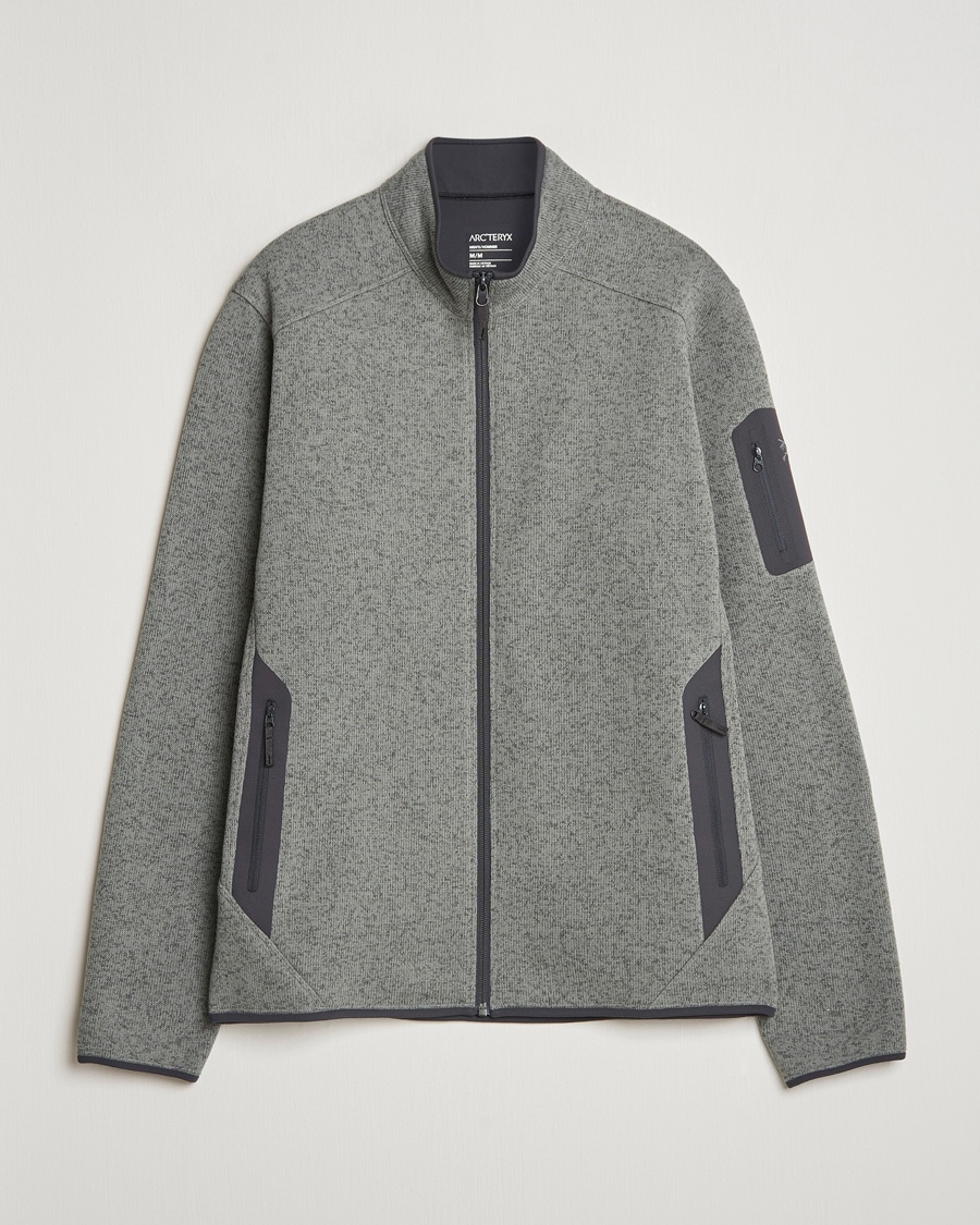 GANT Sherpa Fleece Full Zip Dark Cactus hos CareOfCarl.no