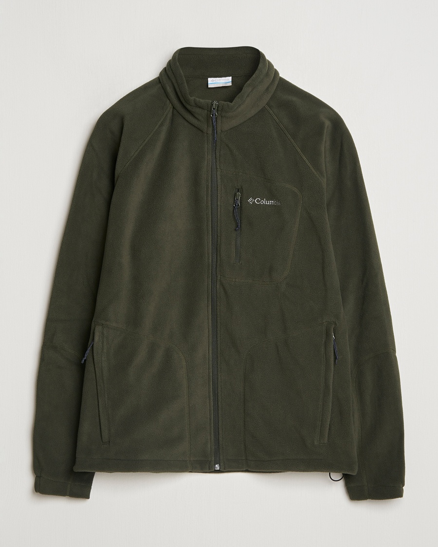 GANT Sherpa Fleece Full Zip Dark Cactus hos CareOfCarl.no