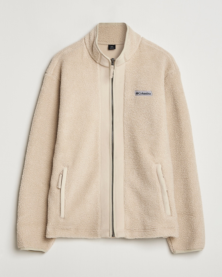 GANT Sherpa Fleece Full Zip Dark Cactus hos CareOfCarl.no