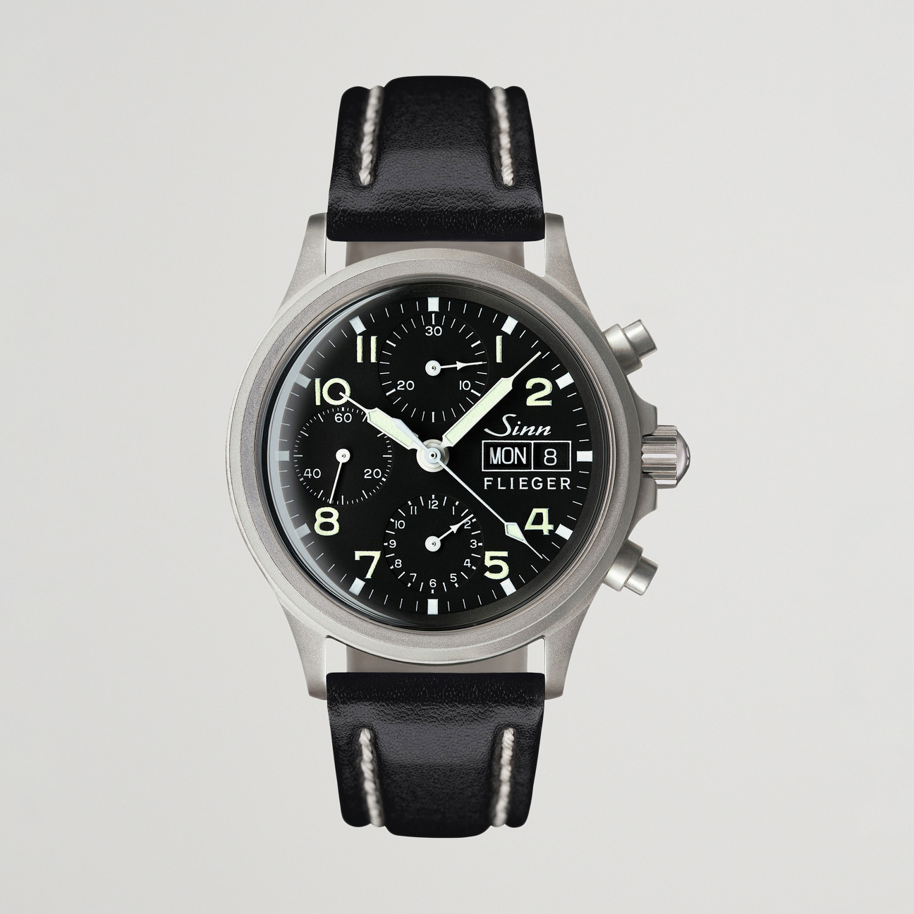 Sinn 356 Pilot Watch 38,5mm Black hos CareOfCarl.no