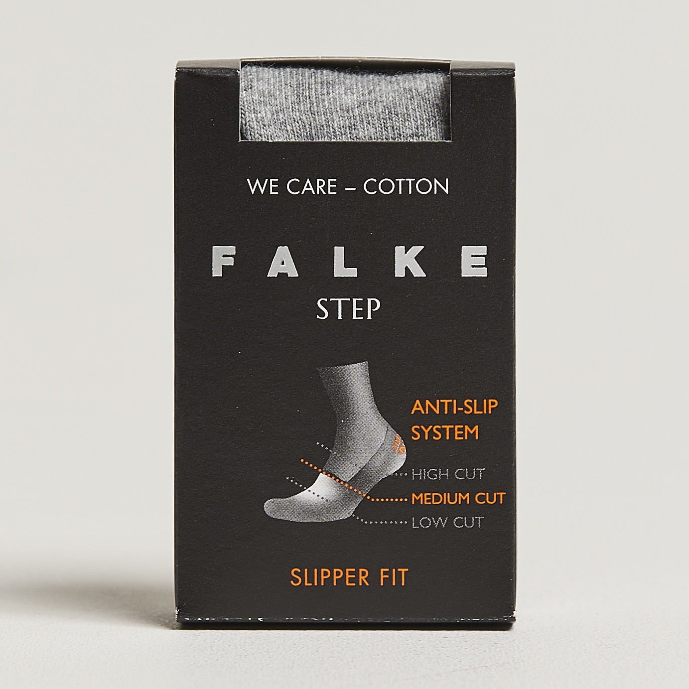 Falke Step In Box Loafer Sock Grey hos CareOfCarl.no
