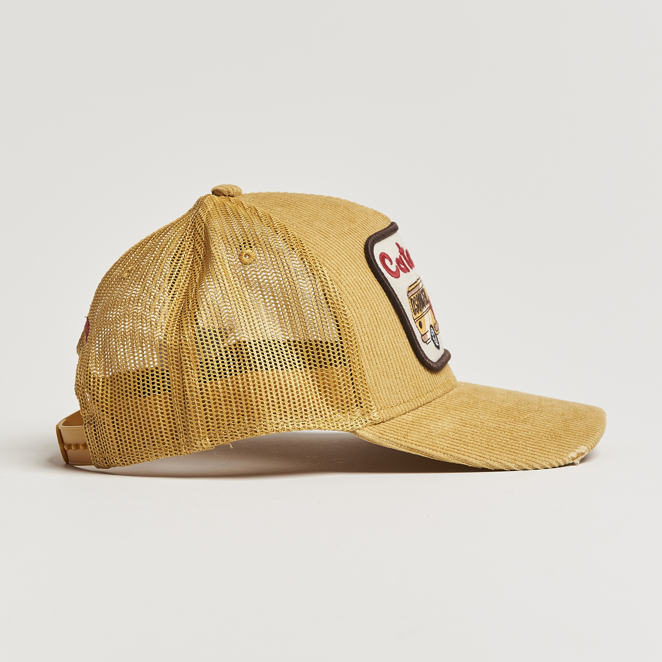 Dsquared2 Caten Trip Baseball Cap Mustard hos CareOfCarl.no