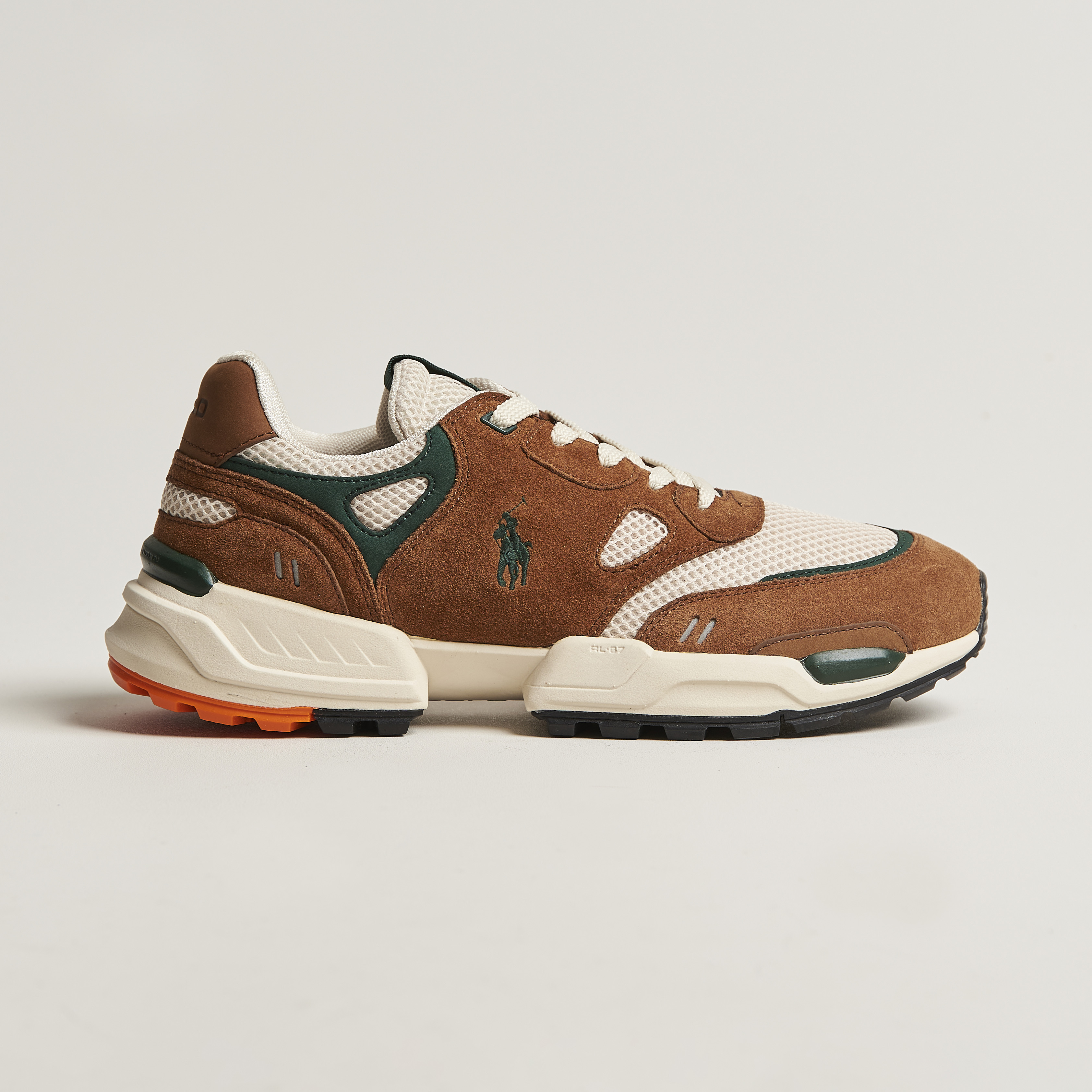 Polo Ralph Lauren Jogger Running Sneaker Teak hos CareOfCarl.no