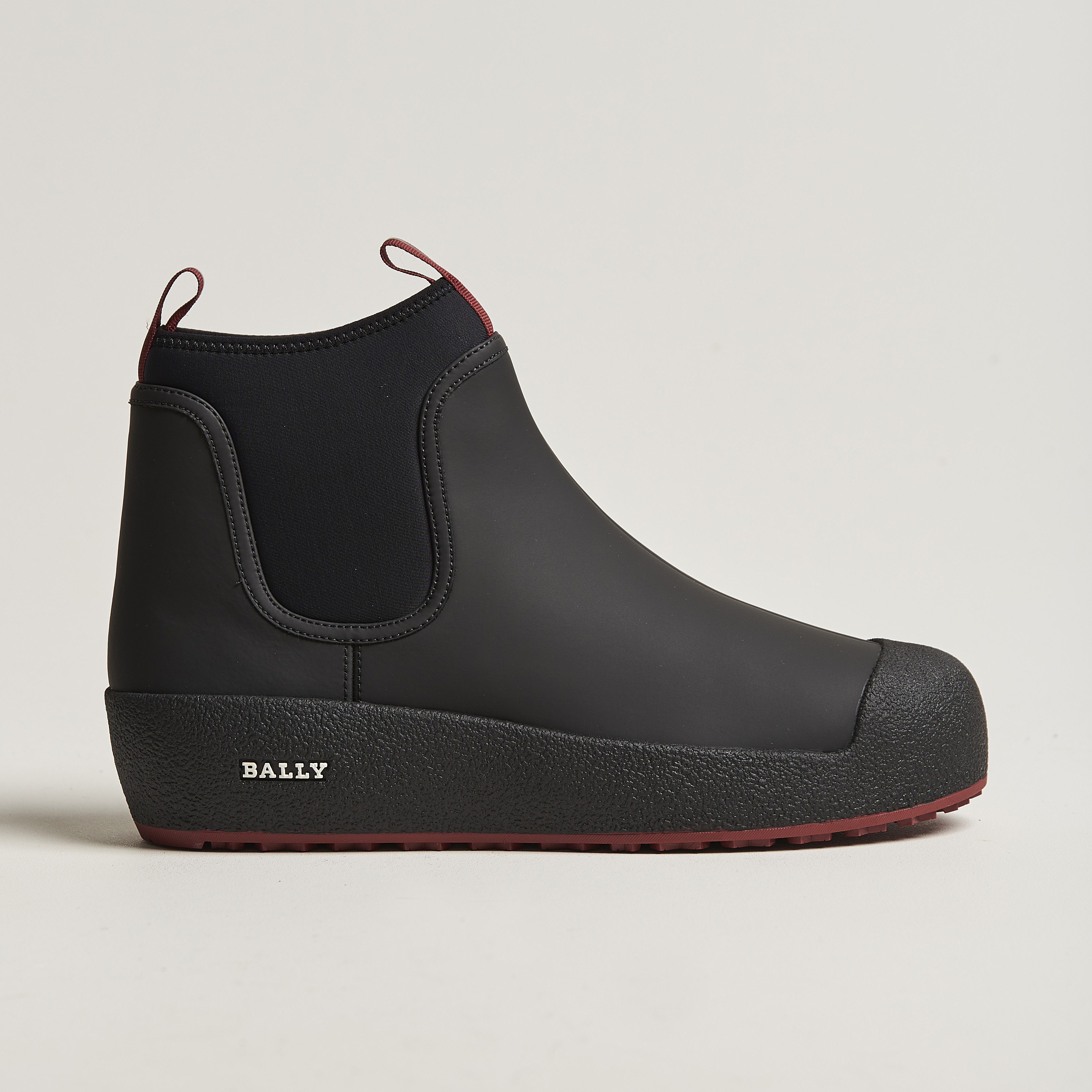 Bally Cubrid Curling Boot Black hos CareOfCarl.no