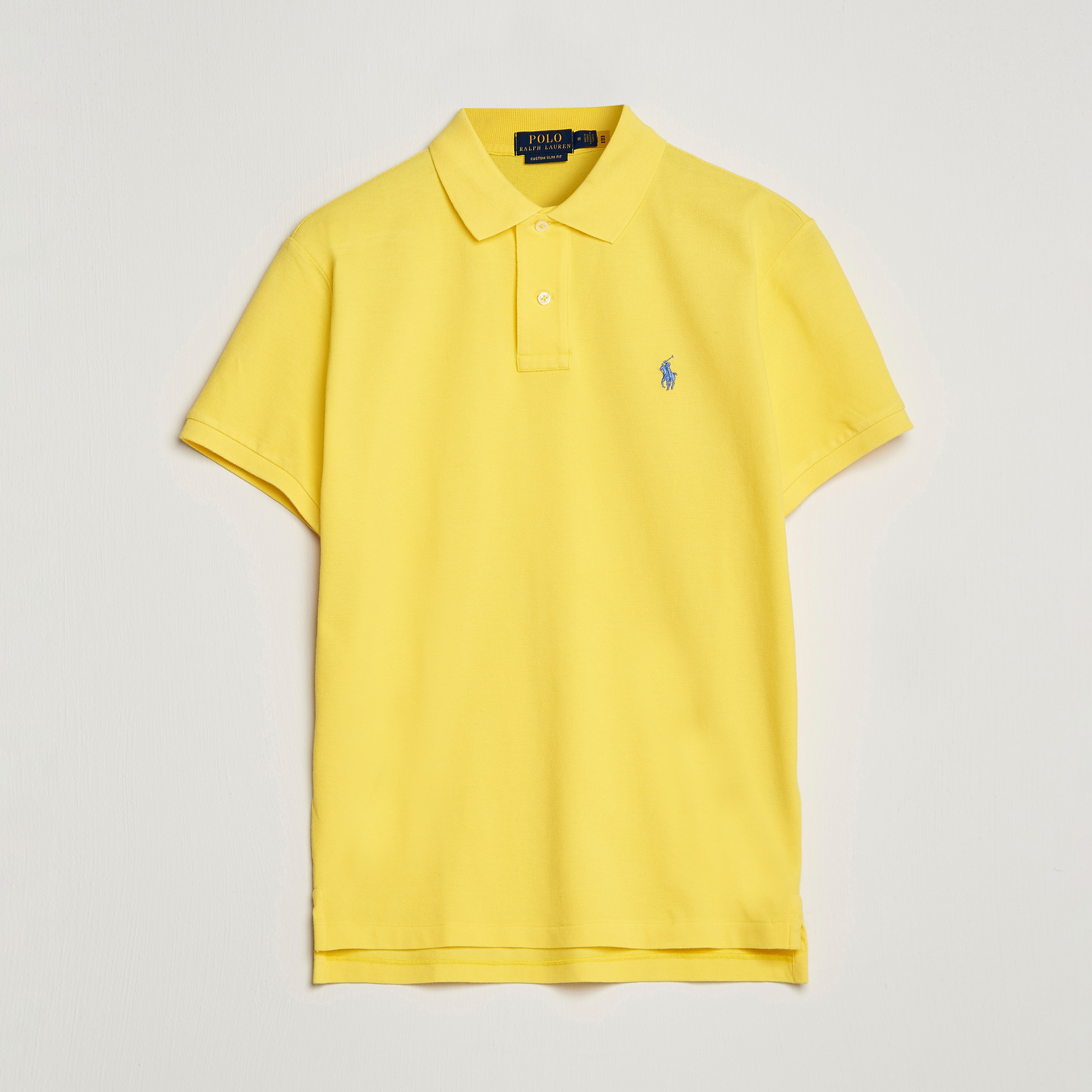 Polo Ralph Lauren Custom Slim Fit Polo Lemon Crush hos CareOfCarl.no