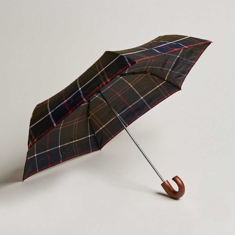 Barbour LifestyleTelescopic Tartan UmbrellaClassic hos CareOfCarl.no