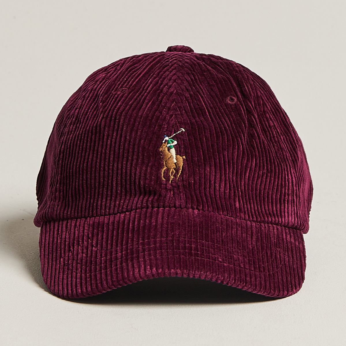 Polo Ralph Lauren Corduroy Cap Ruby hos CareOfCarl.no