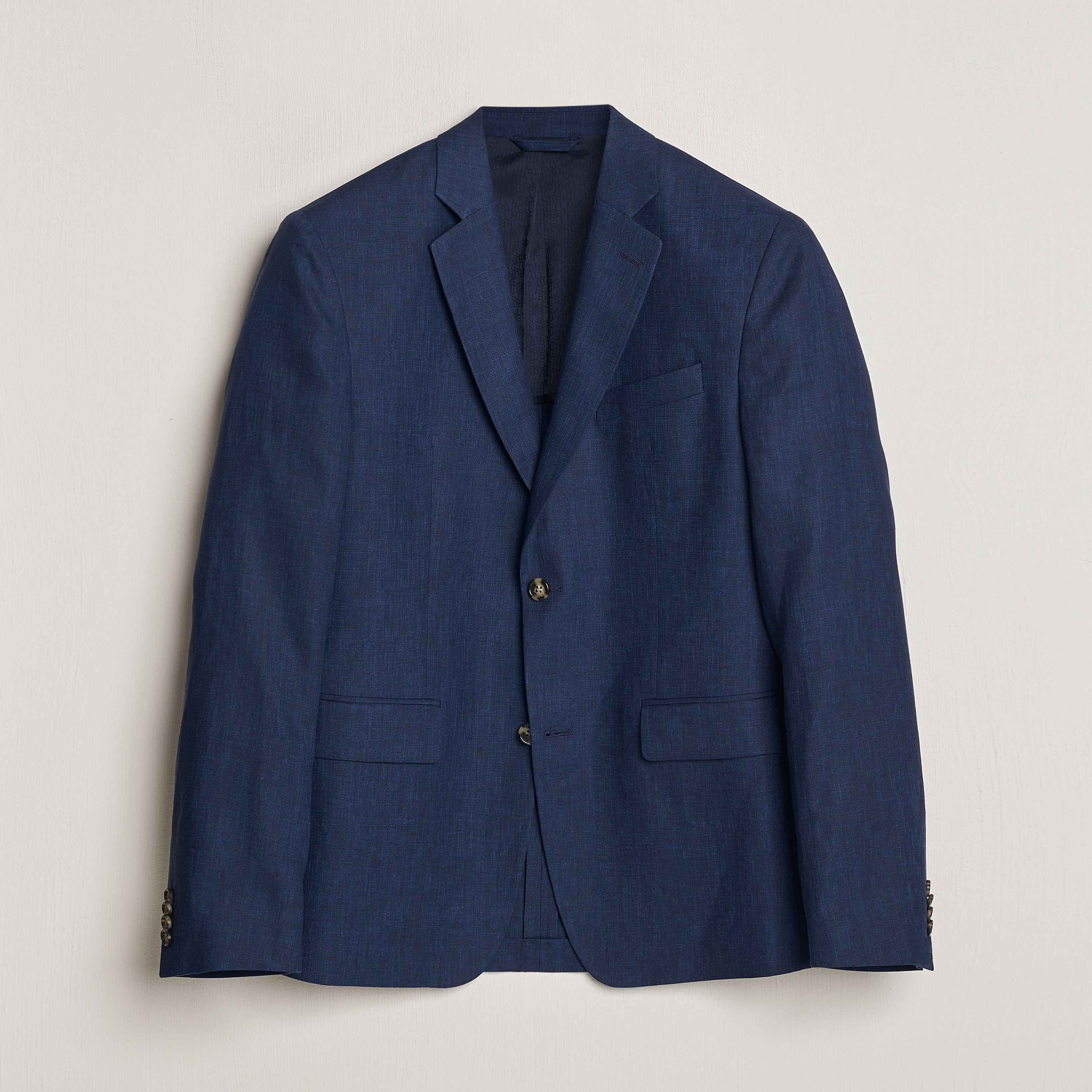 J.Lindeberg Hopper Super Linen Blazer Navy hos CareOfCarl.no