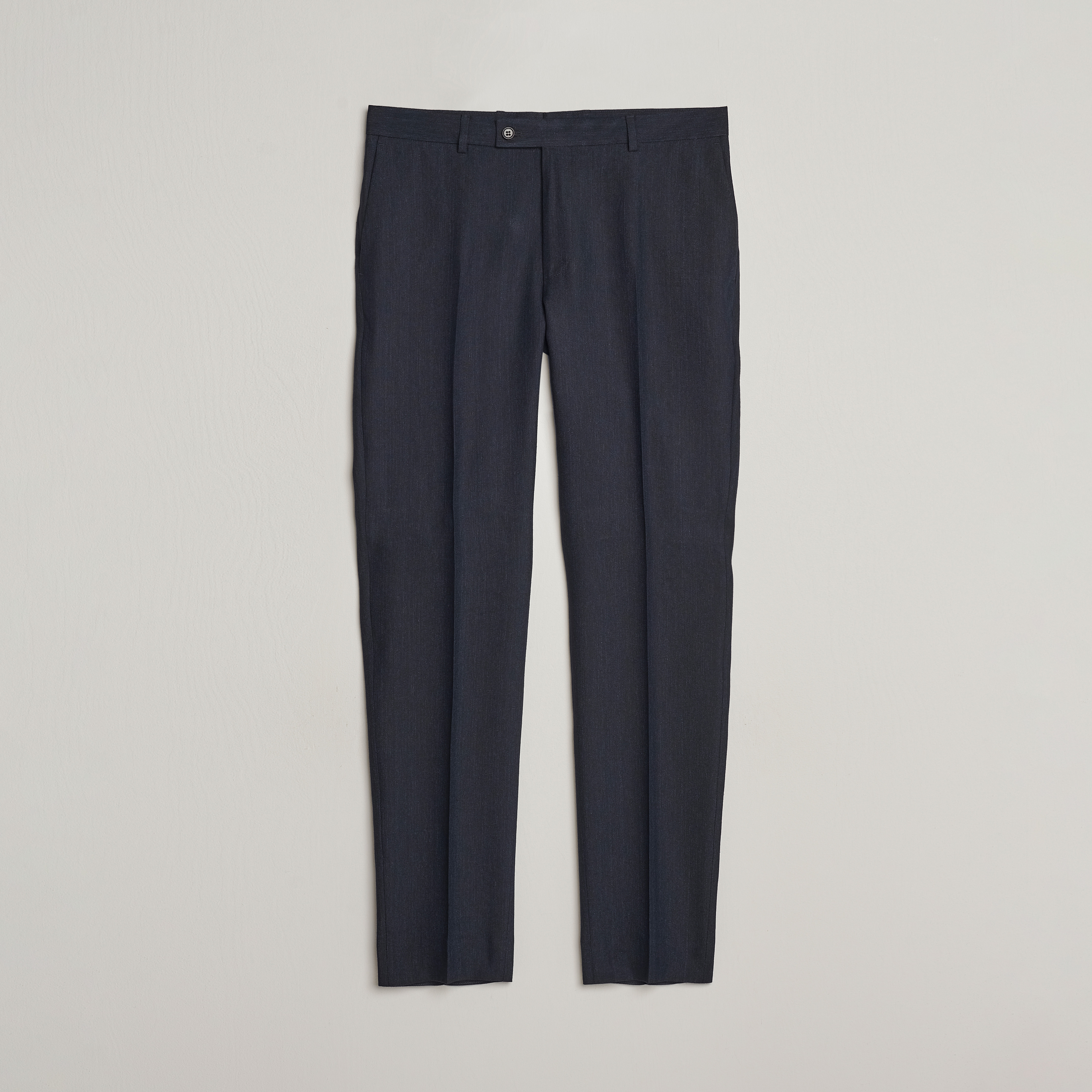 Morris Bobby Linen Suit Trousers Navy hos CareOfCarl.no