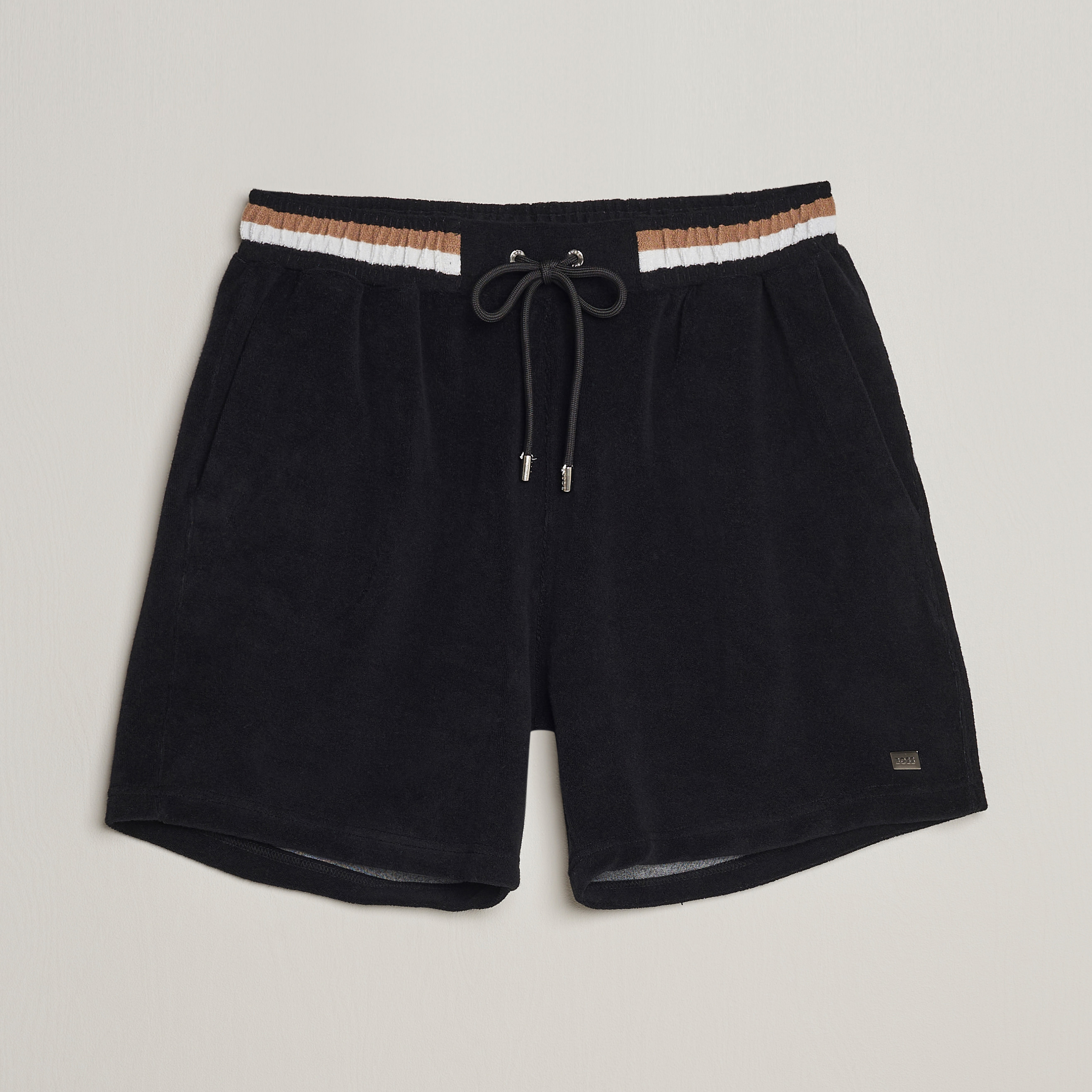 BOSS BLACK Terry Shorts Black hos CareOfCarl.no