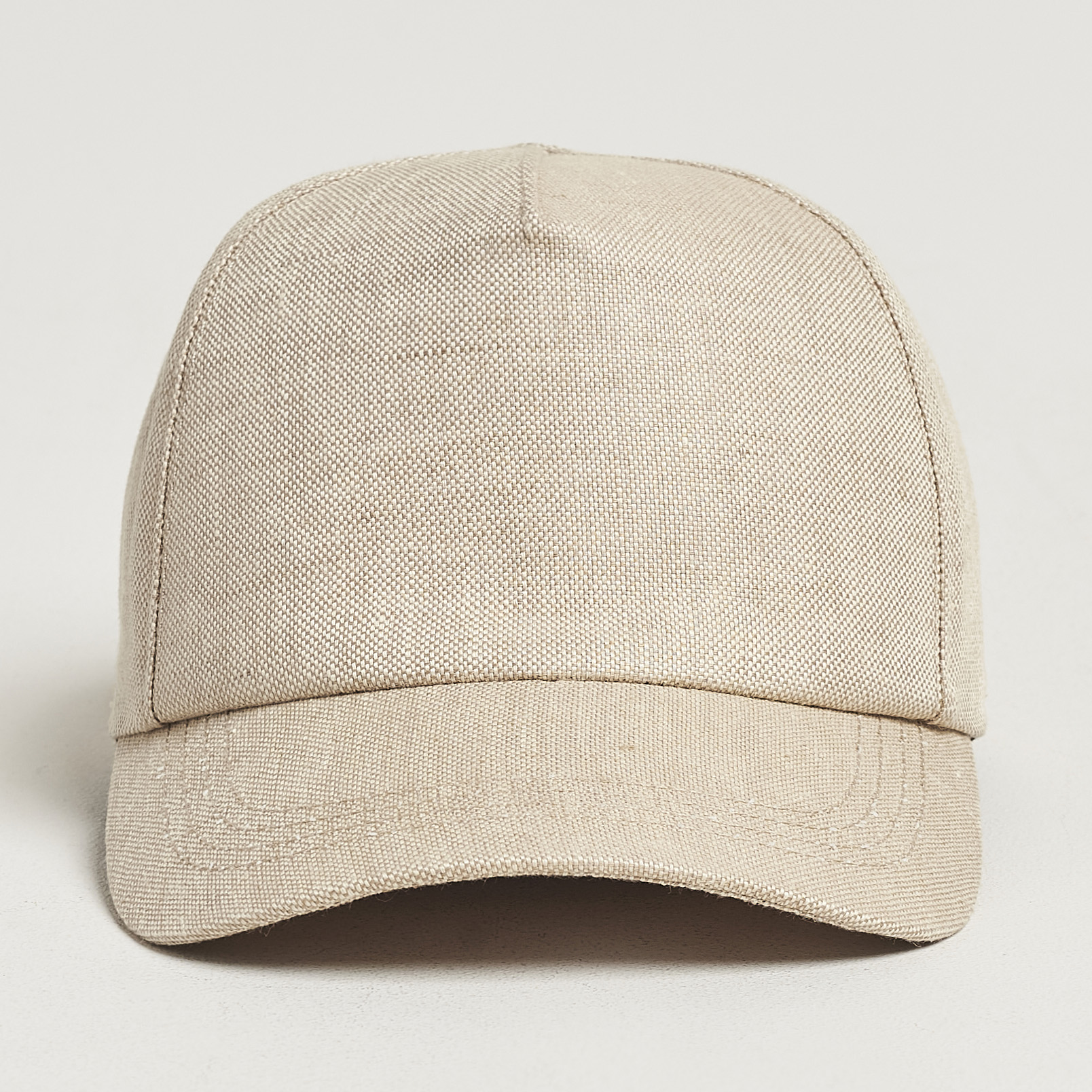 Wigéns Baseball Linen Cap Sand hos CareOfCarl.no