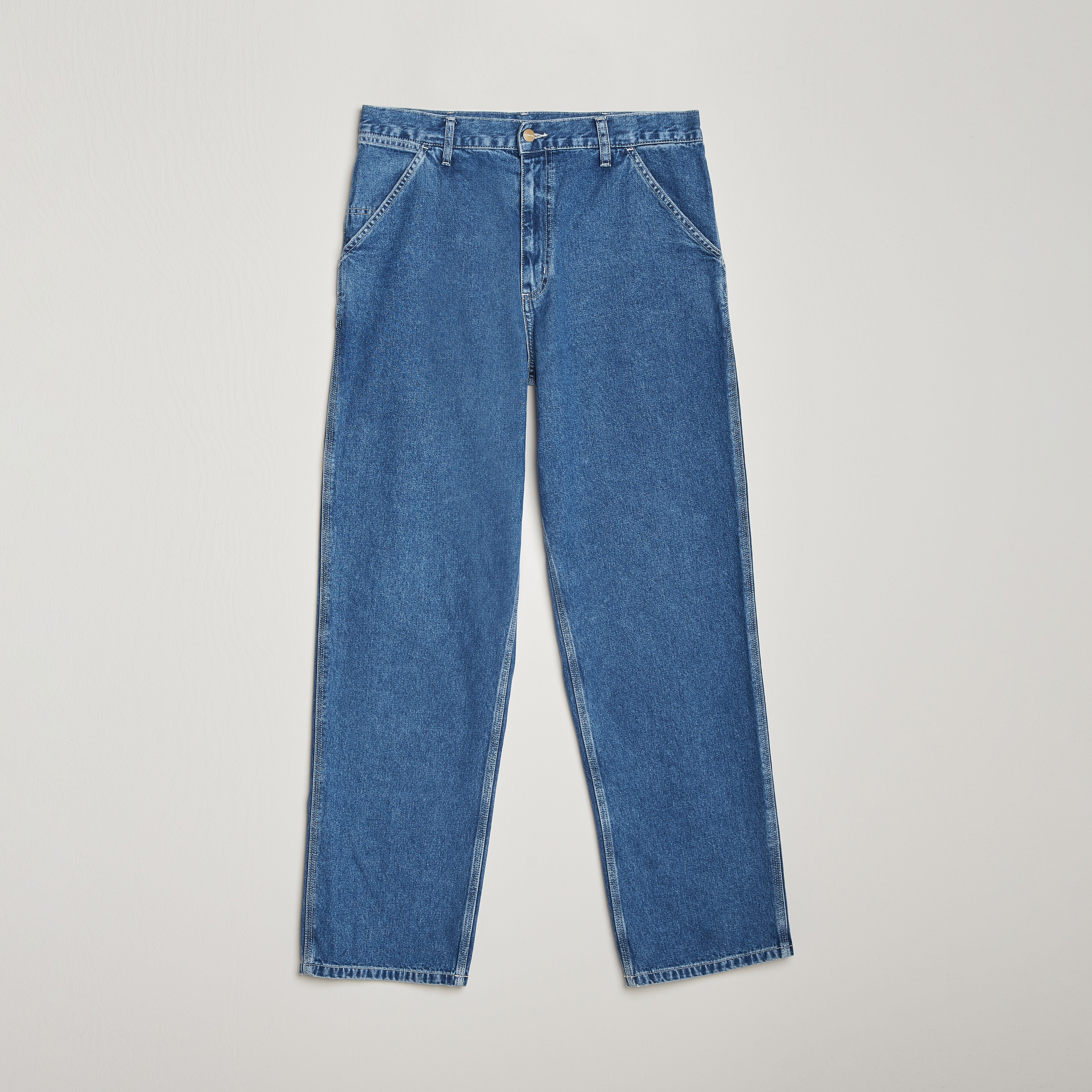 Carhartt WIP Simple Pant Norco Denim Blue Stone Washed hos CareOfCarl.no
