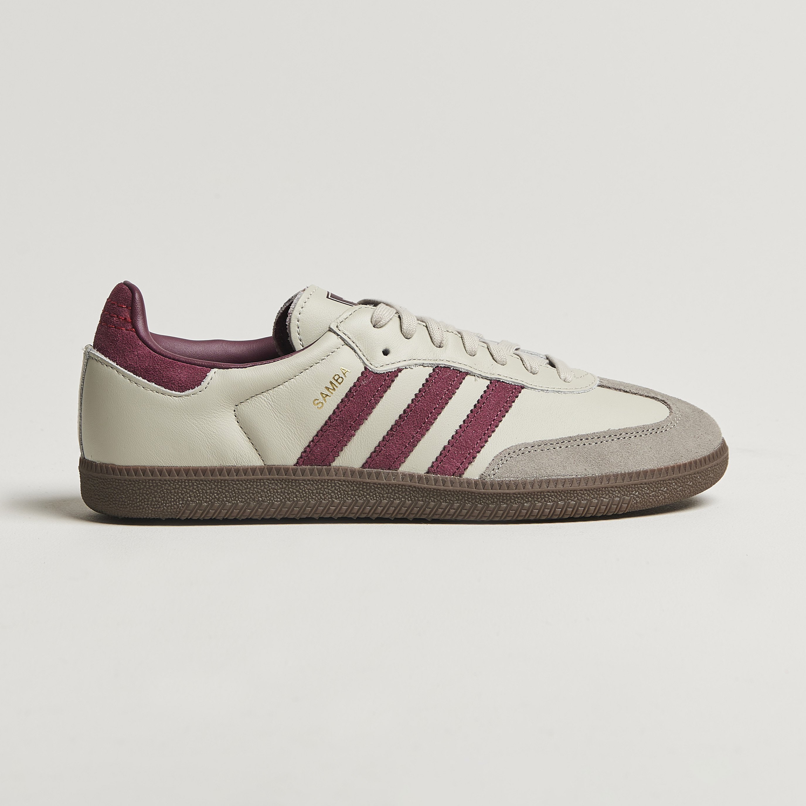 adidas Originals Samba Original Sneaker Beige/Wine hos CareOfCarl.no