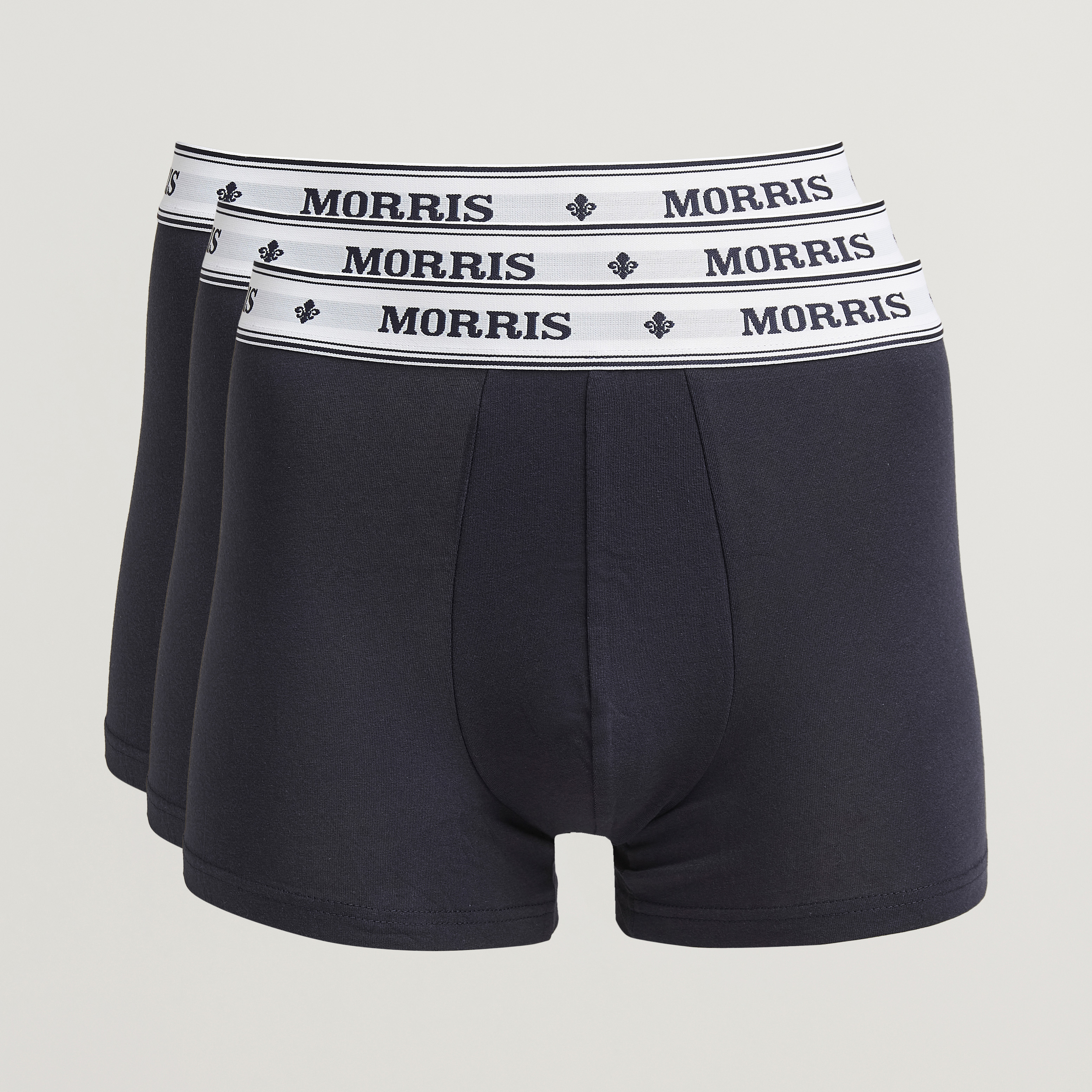 Morris Boxer Brief 3-Pack Old Blue hos CareOfCarl.no
