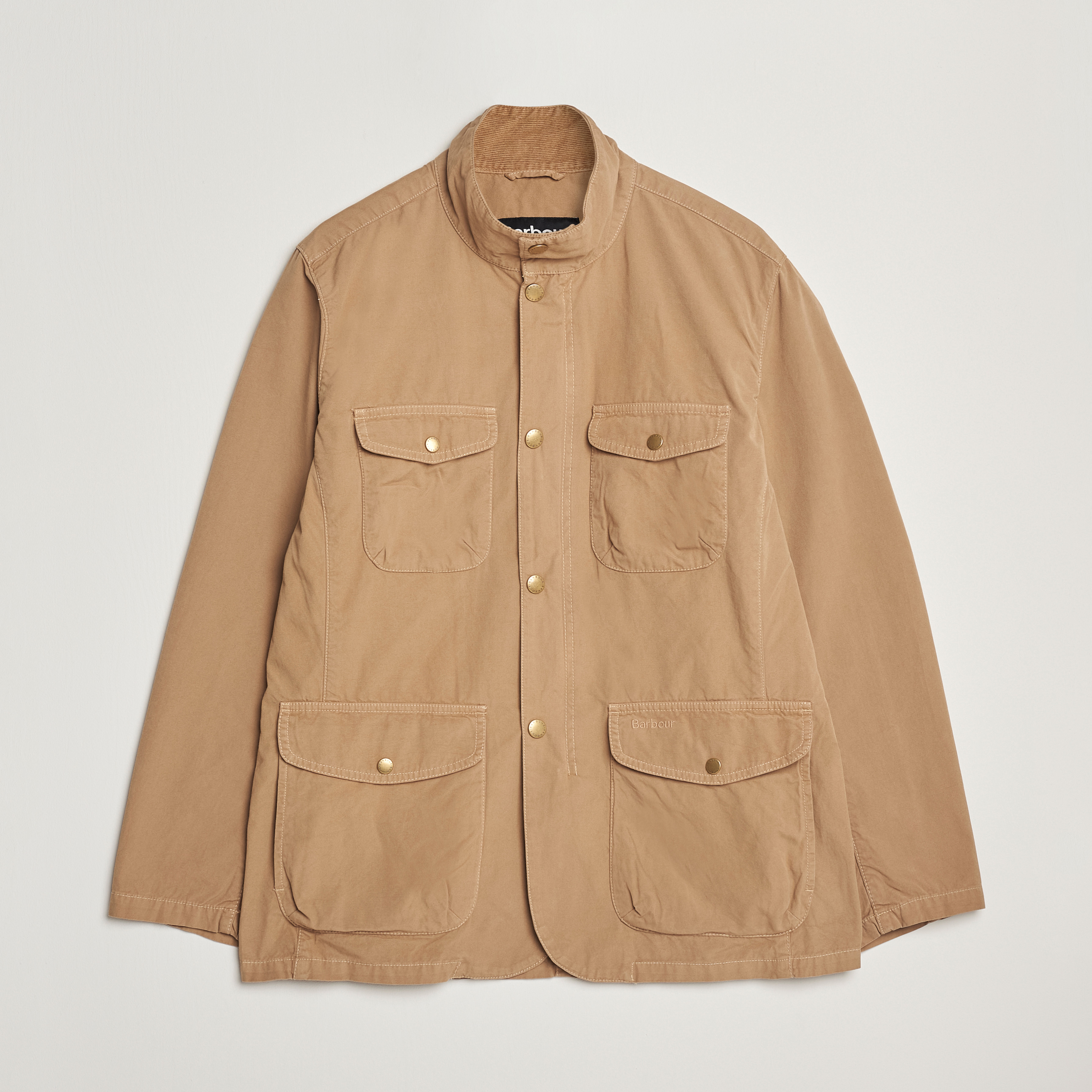 Barbour Lifestyle Ogston Casual Jacket Stone hos CareOfCarl.no