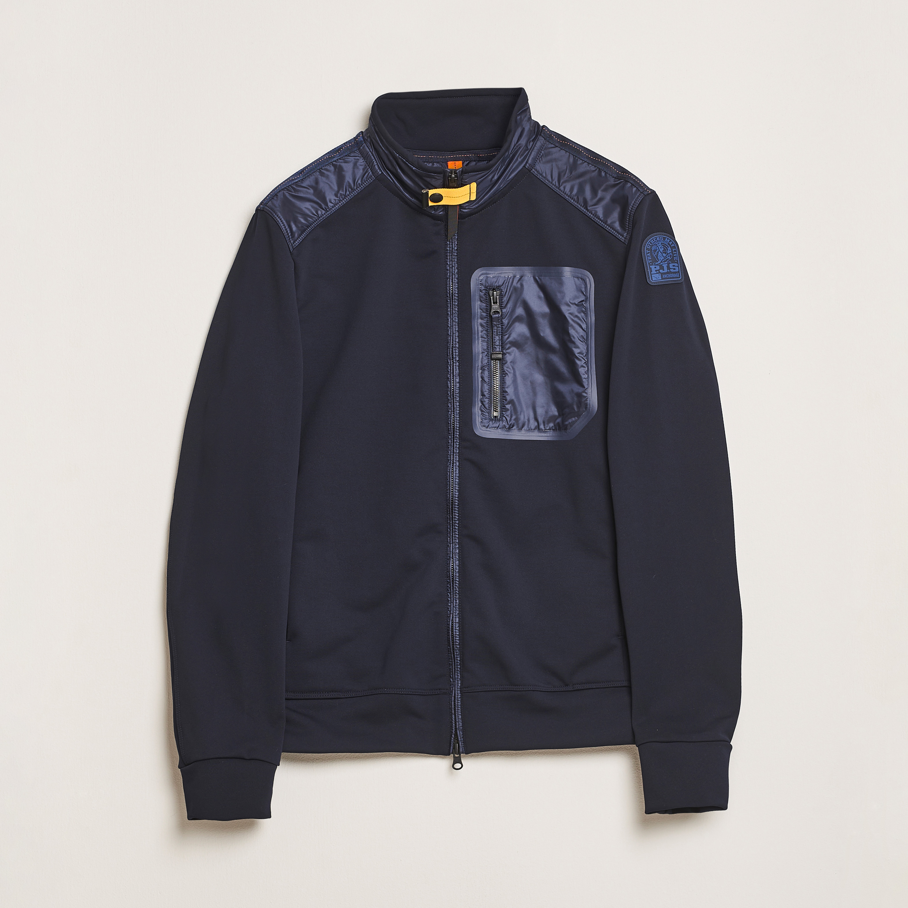 Parajumpers London Hybrid Fleece Jacket Blue Navy hos CareOfCarl.no