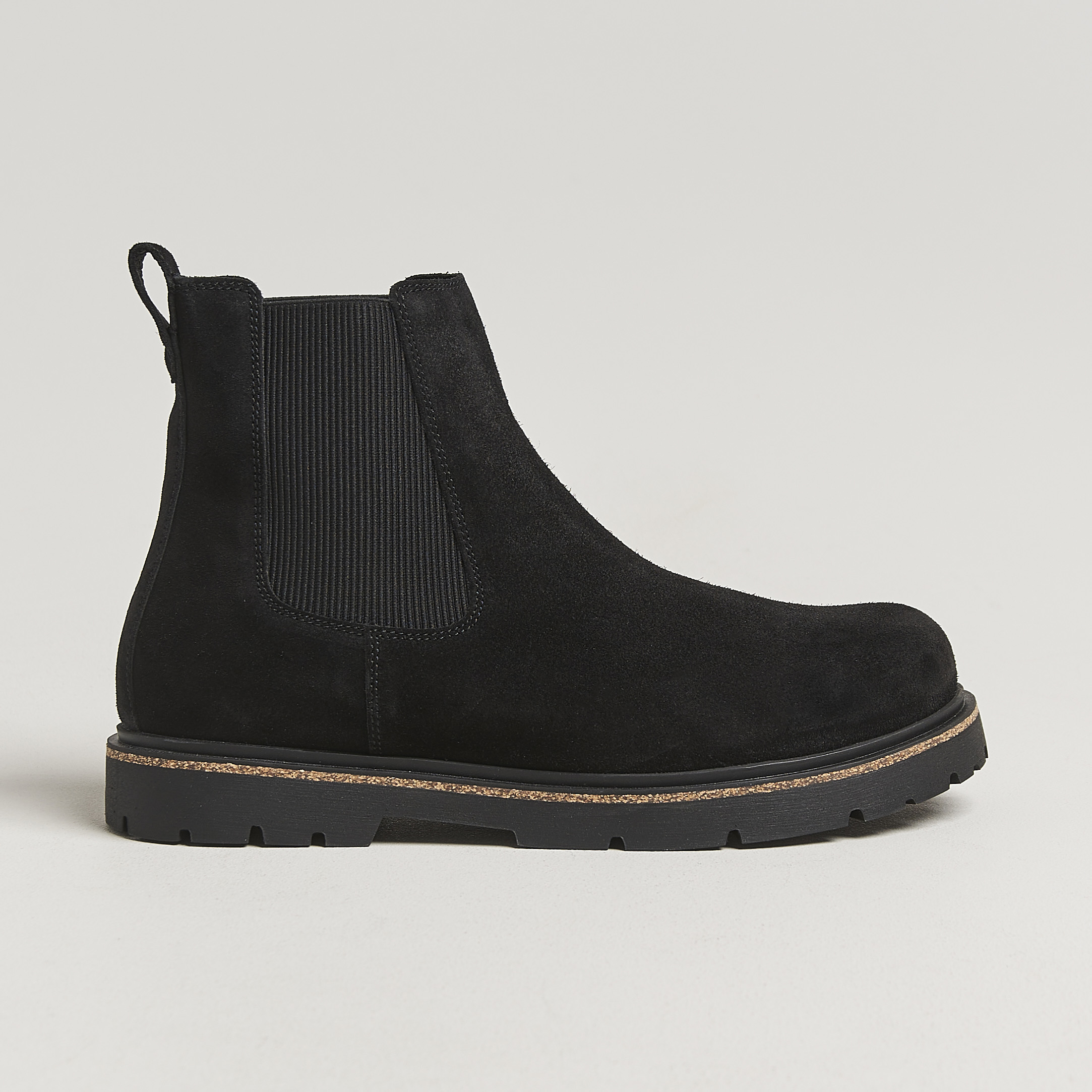 BIRKENSTOCK Highwood Suede Chelsea Boot Black hos CareOfCarl.no