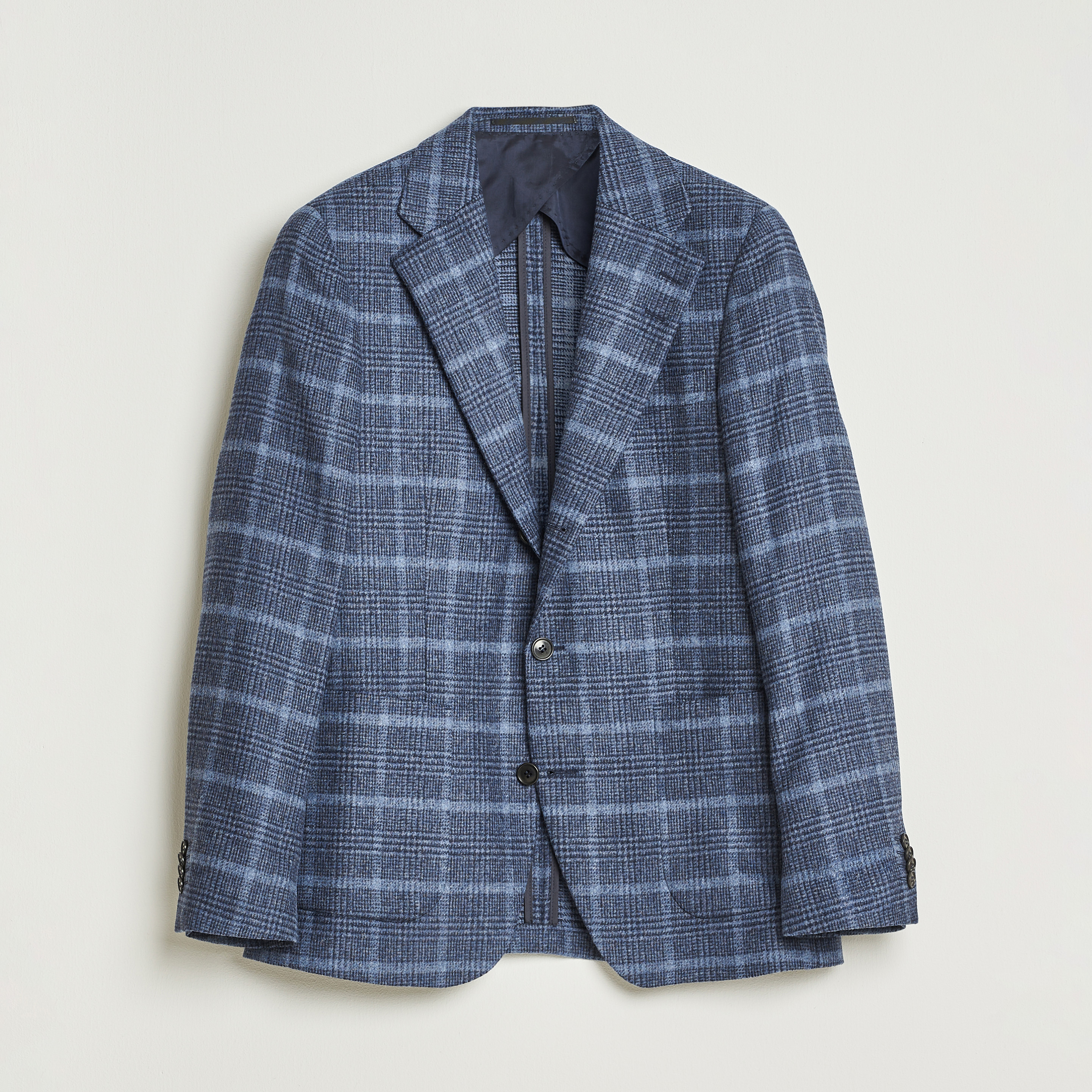 Tiger of Sweden Easer Wool Checked Blazer Space View hos CareOfCarl.no