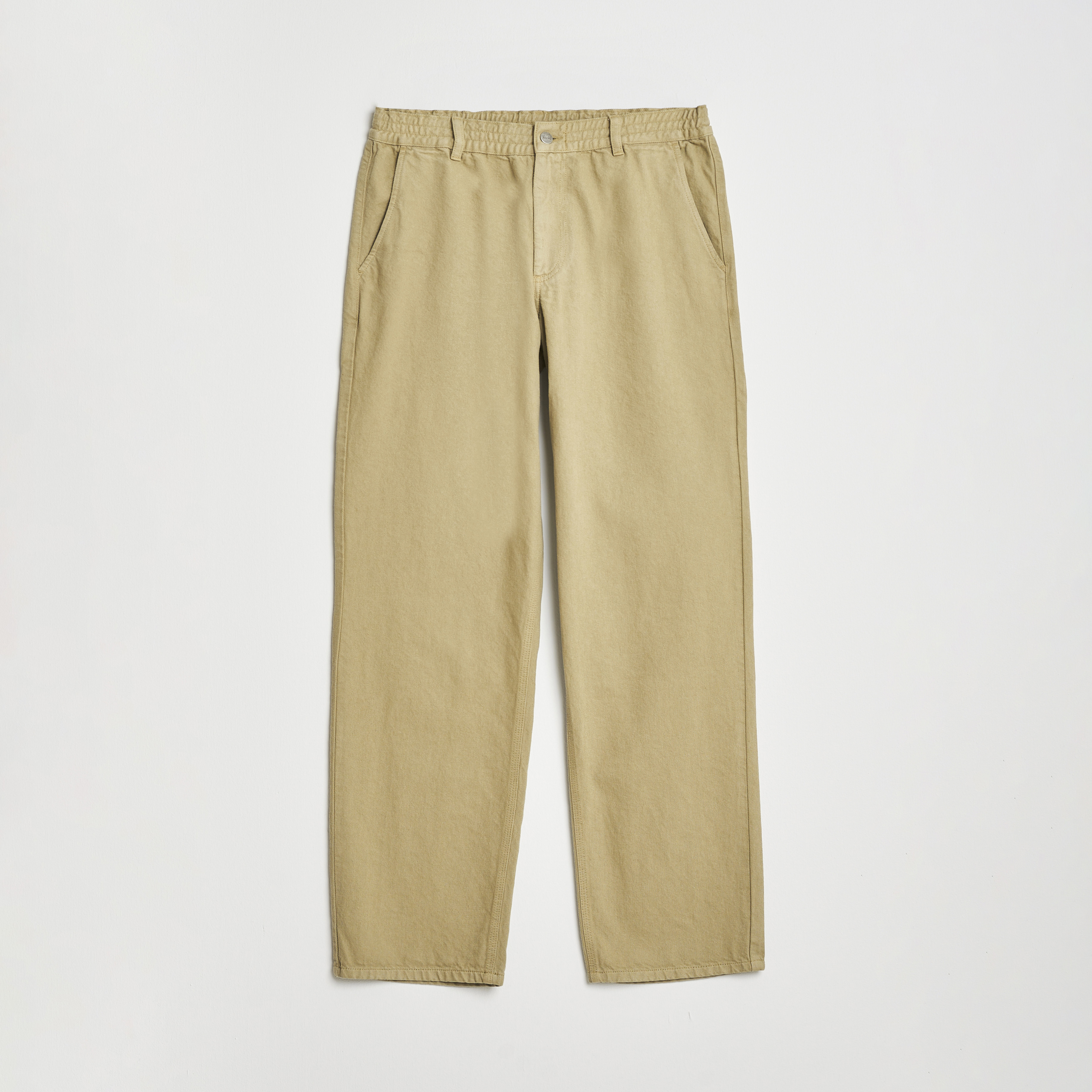 Forét Clay Twill Pants Khaki hos CareOfCarl.no