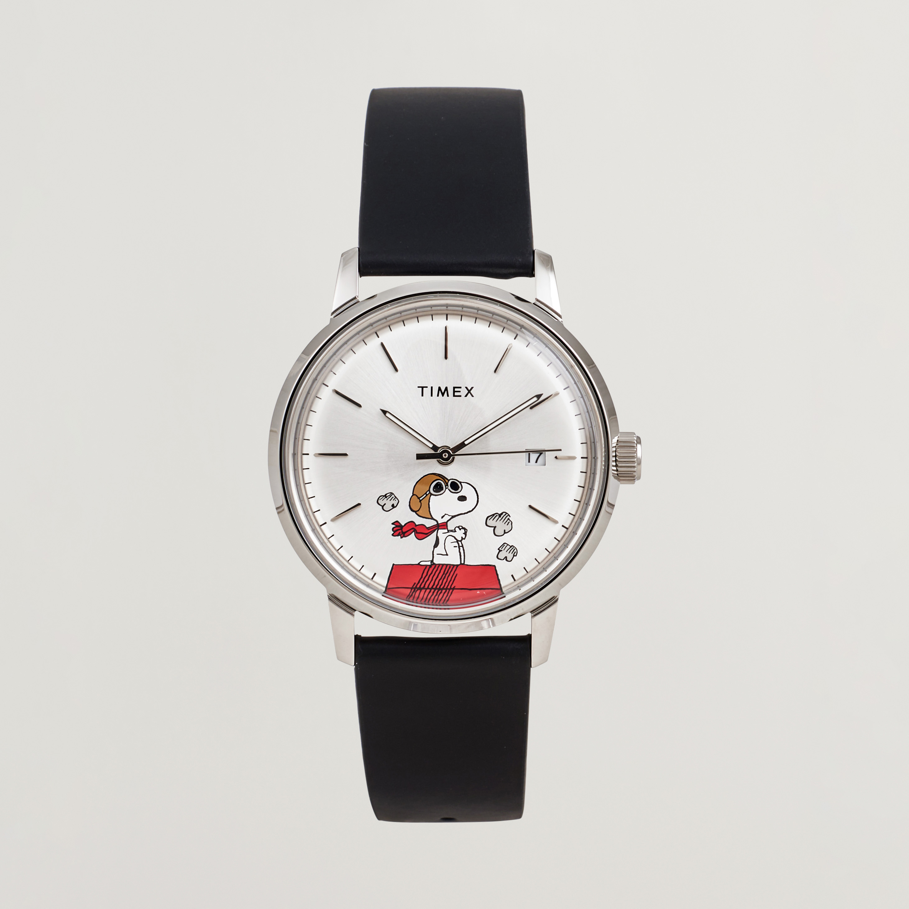 Timex Timex X Peanuts Snoopy Automatic 40mm Silver Dial hos CareOfCarl.no