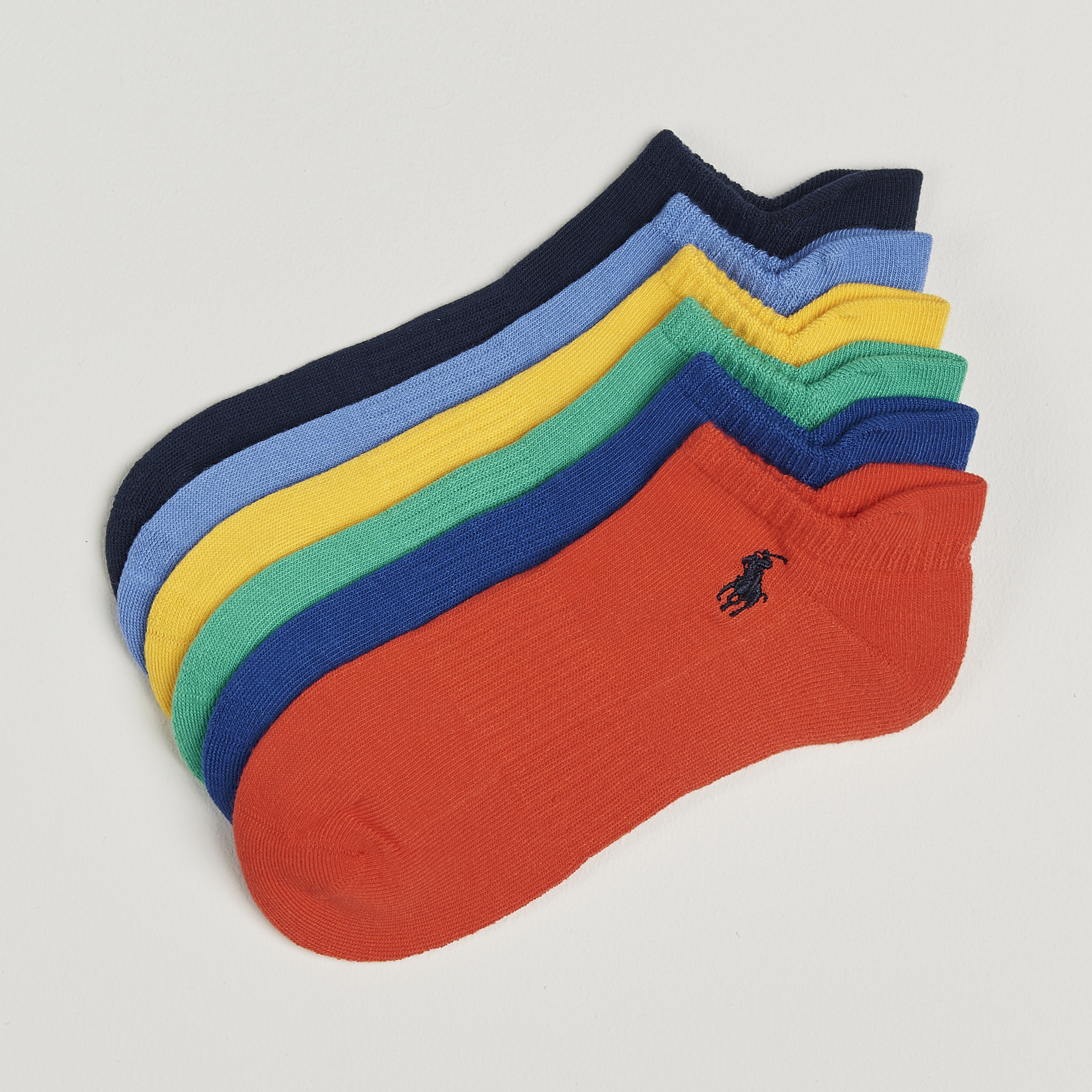 Polo Ralph Lauren 6-Pack Sneaker Sock Multi hos CareOfCarl.no
