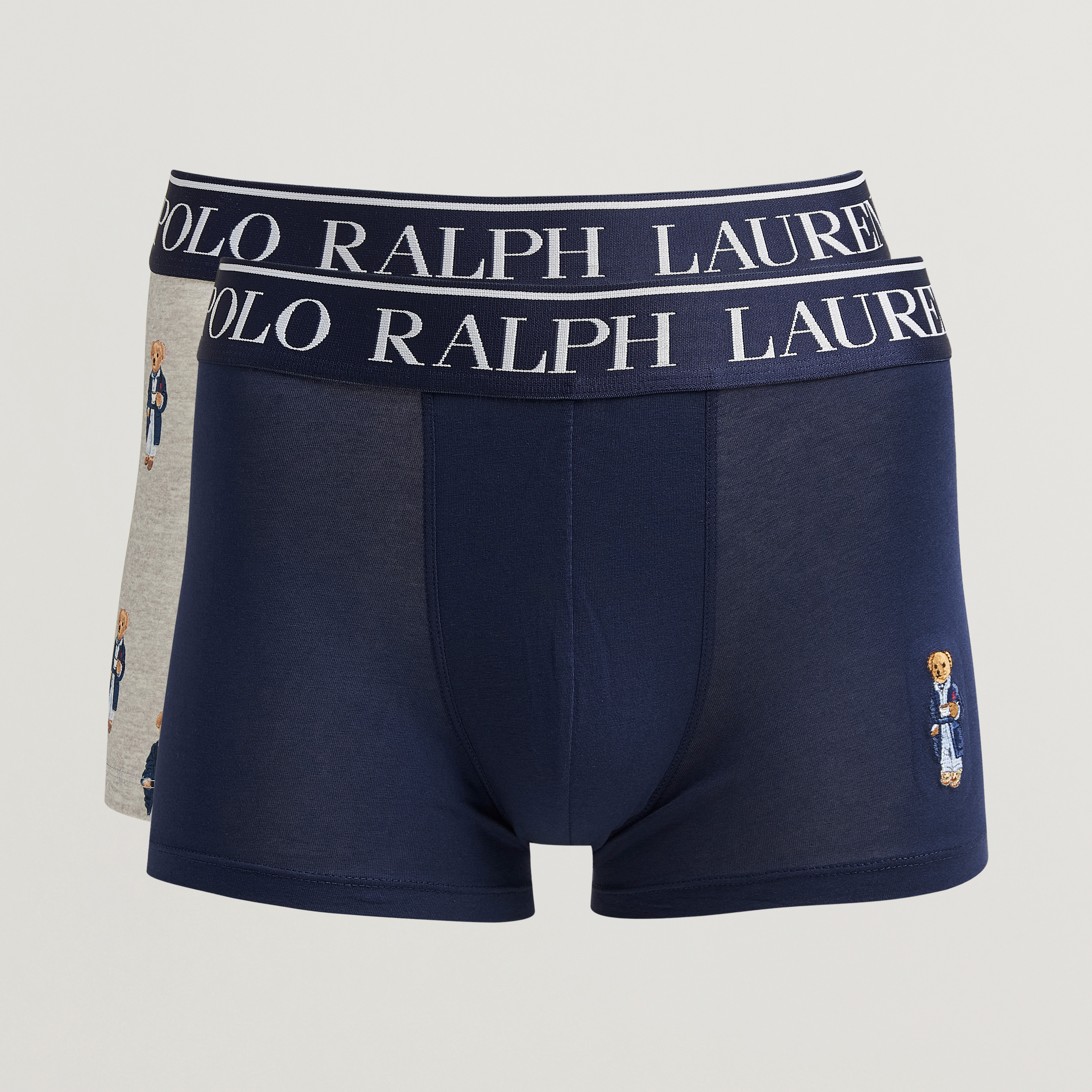 Polo Ralph Lauren 2-Pack Cotton Trunk Navy/Taylor Heather hos CareOfCarl.no
