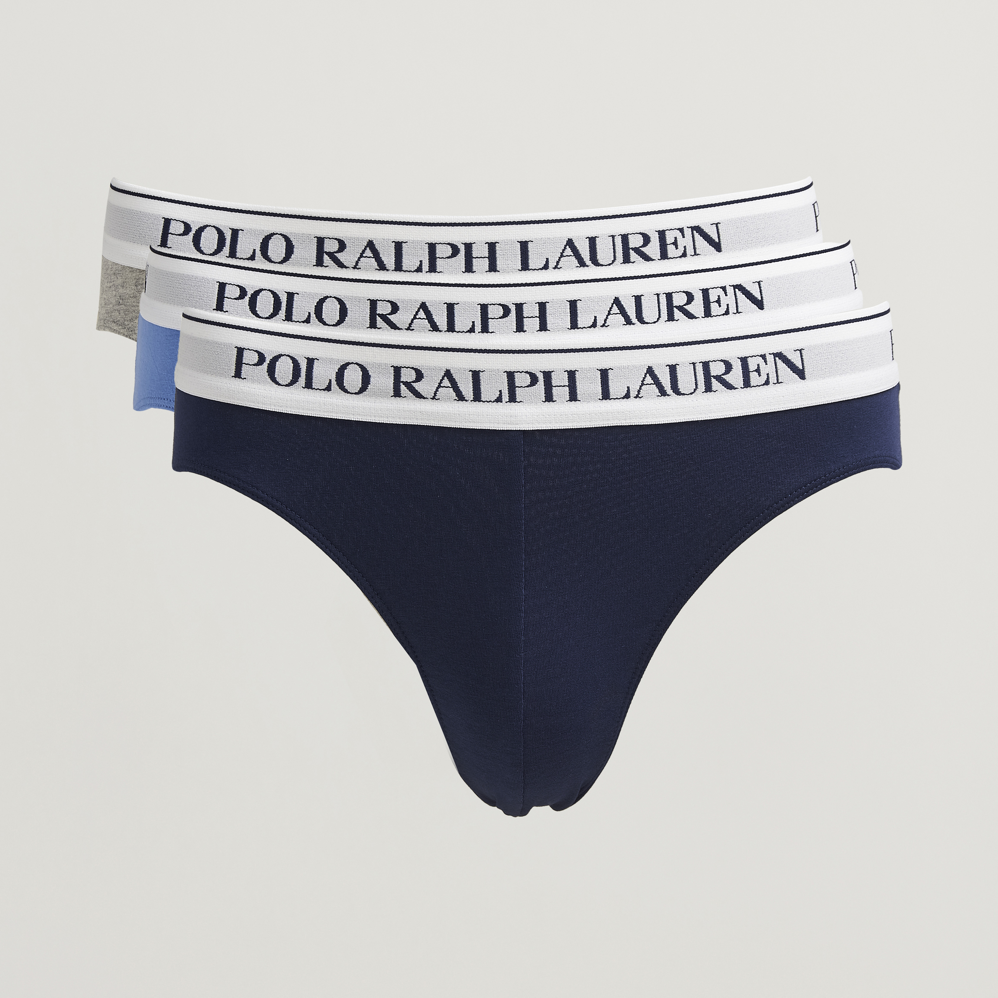 Polo Ralph Lauren 3-Pack Brief Navy/Harbour Island/Andover hos CareOfCarl.n