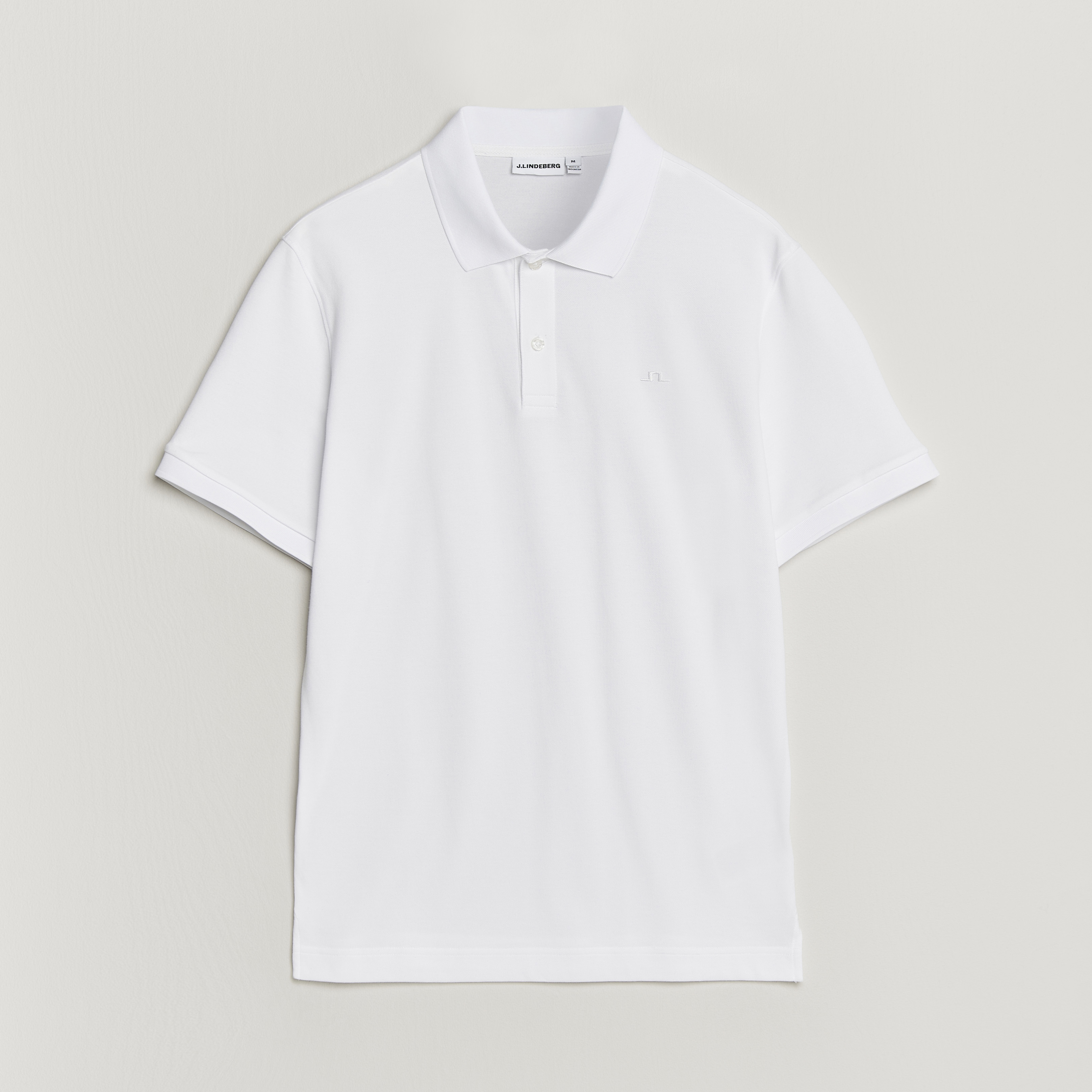 J.Lindeberg Verse Polo White hos CareOfCarl.no