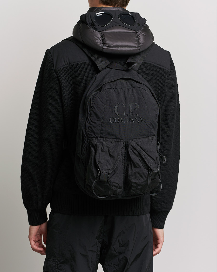C.P. Company Taylon P Mixed Backpack Black hos CareOfCarl.no